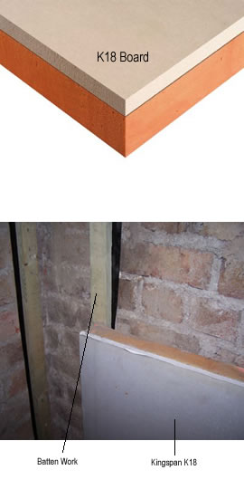 Kingspan K18 50mm, K18 from just ?8.49 a board Thermal Dryliner Board
